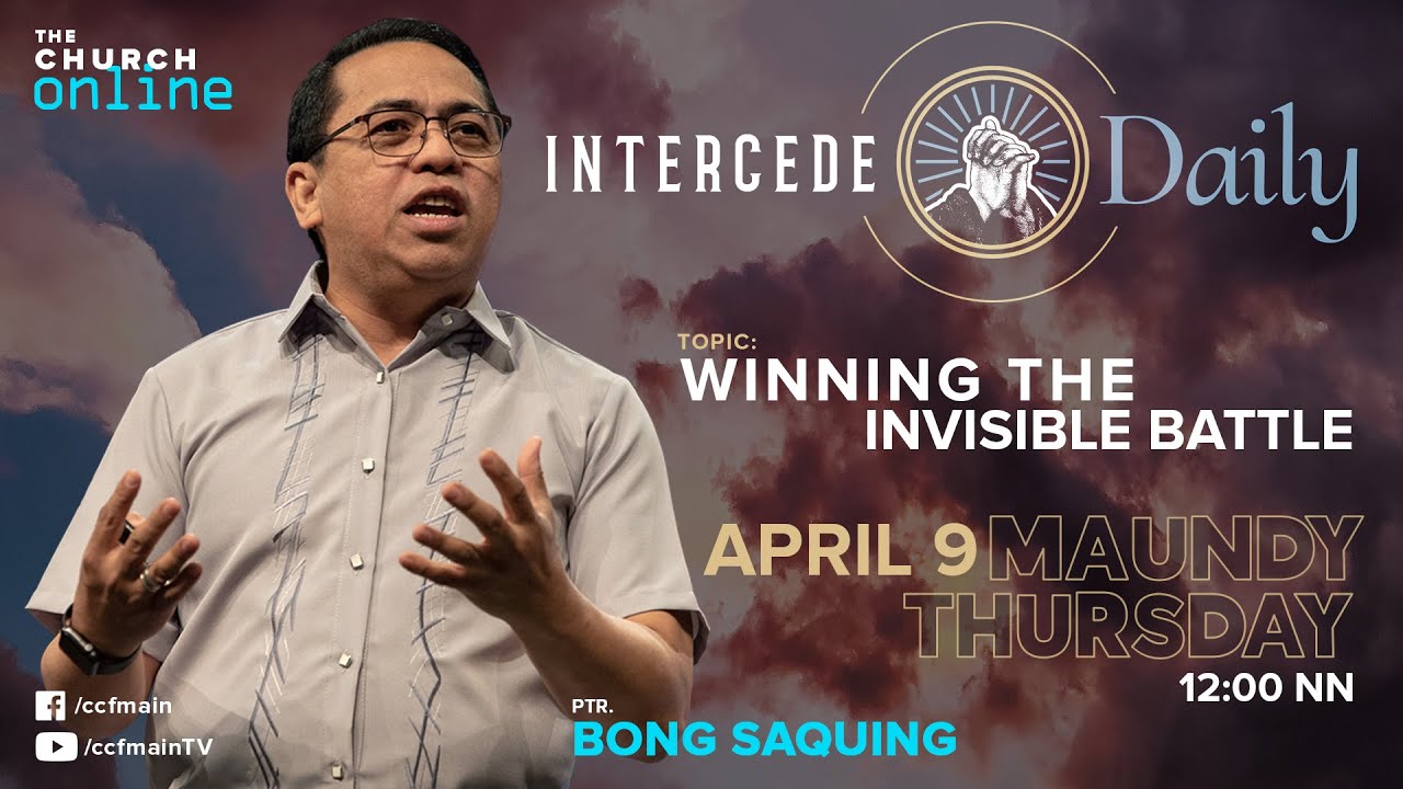 Intercede Daily - Day 25 - Maundy Thursday - YouTube