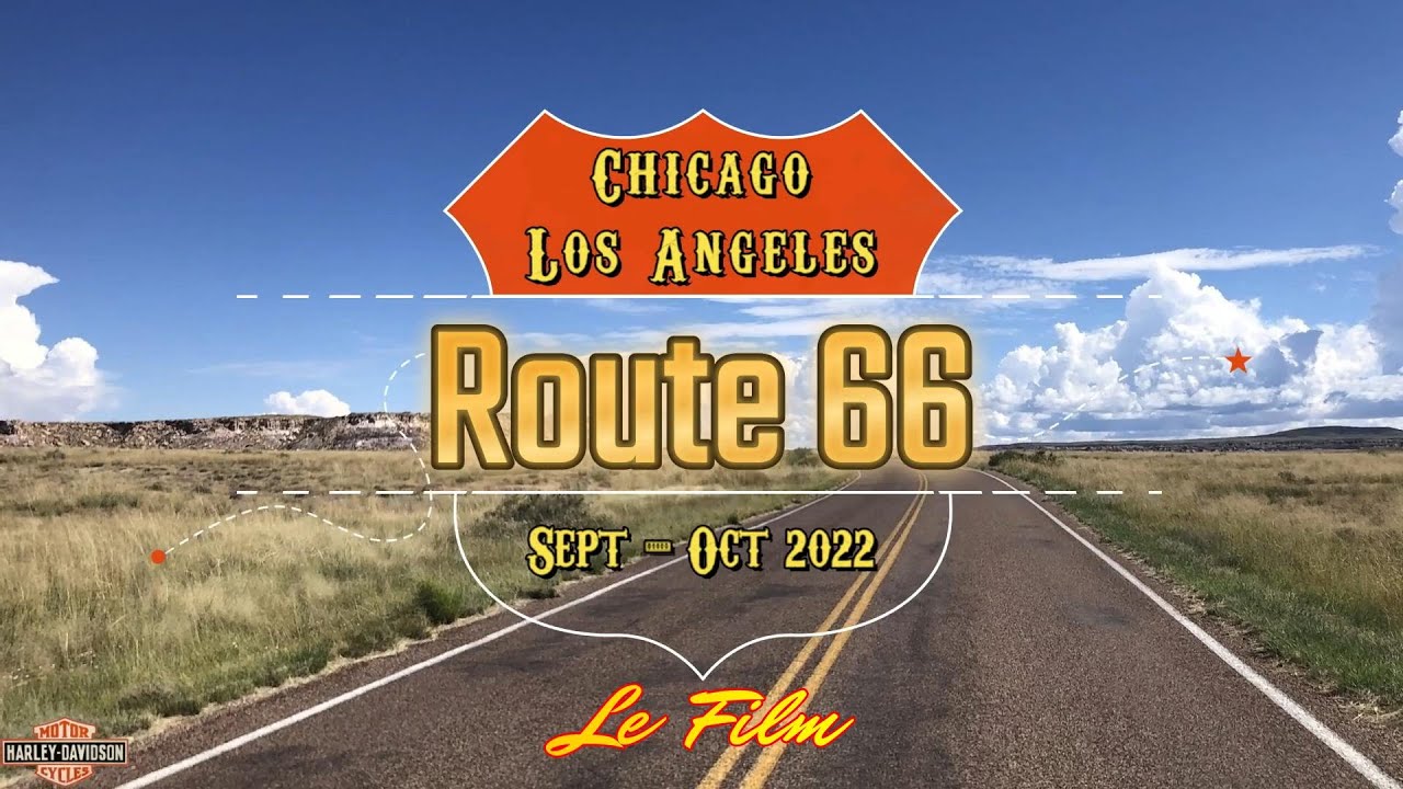 Le film de notre Road Trip sur la Route 66 en Harley Davidson #route66 ...