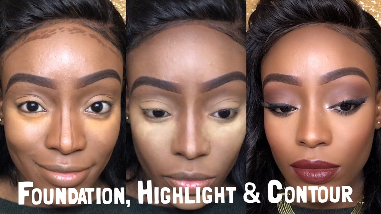 My Foundation Highlight And Contour Routine Updated Youtube