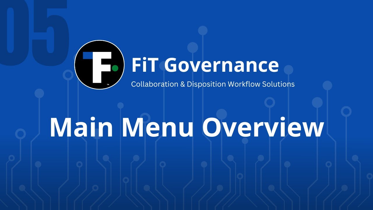 05. Main Menu Overview - YouTube