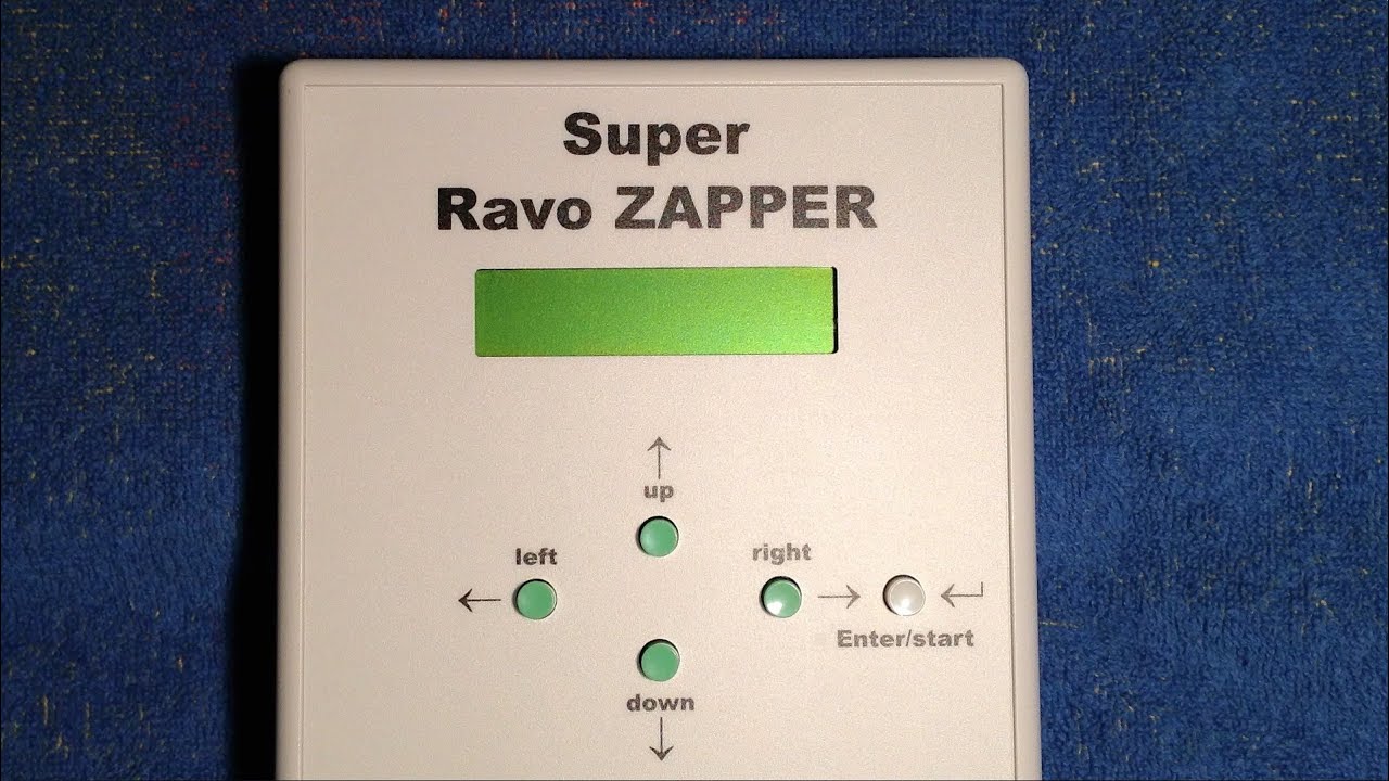 Ruční ovládání přístroje Super Ravo Zapper bez počítače. - YouTube
