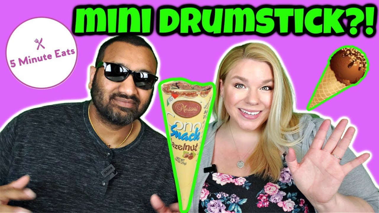 Messori Cono Snack Hazelnut Review - YouTube