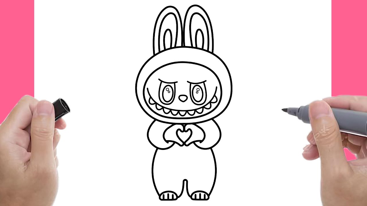 كيف ترسم لافوفو | How To Draw LAFUFU Step by Step - YouTube