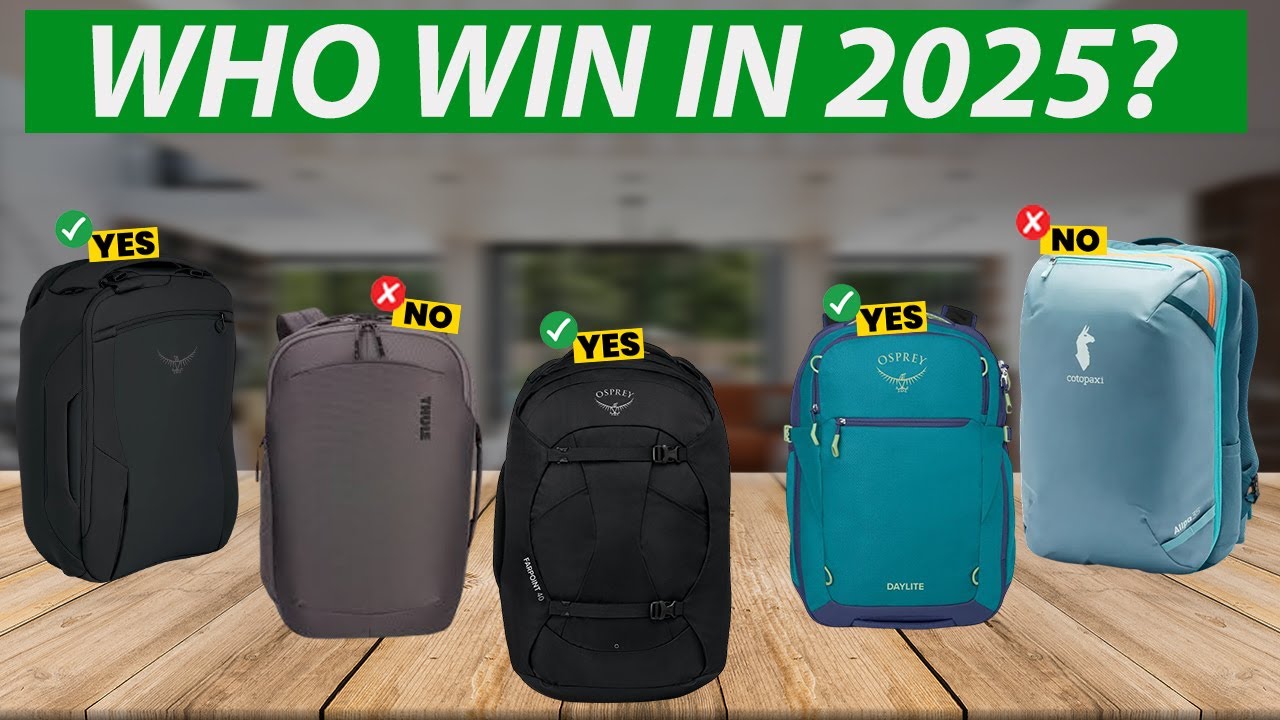 Best Travel Backpacks 2025 [don’t buy one before watching this] - YouTube