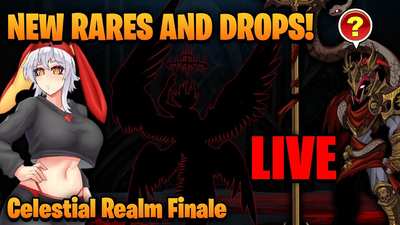 Celestial Realm Finale! New Rares! Drops and More! AQW - YouTube