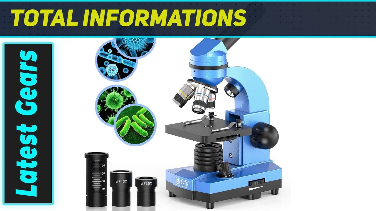 Best Microscope for Kids? Emarth 40X-1000X Kids Microscope - YouTube