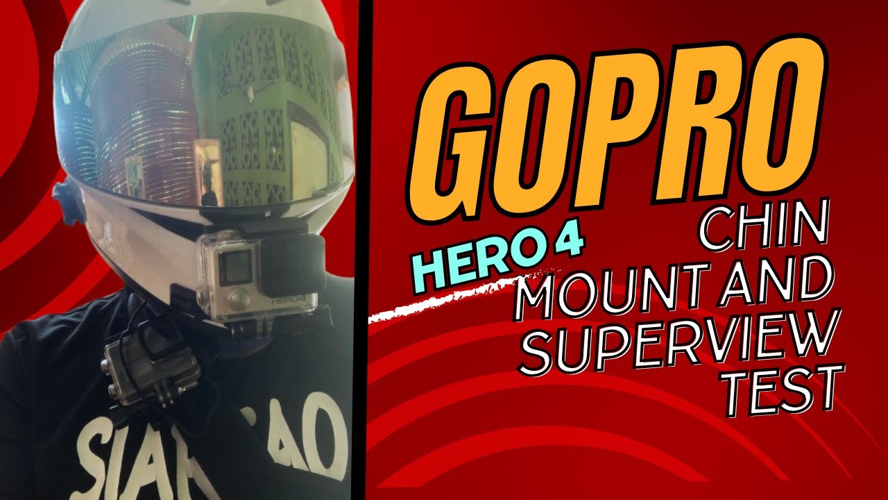 GoPro Hero 4 Superview & Audio Test | Chin Mount Setup Review - YouTube