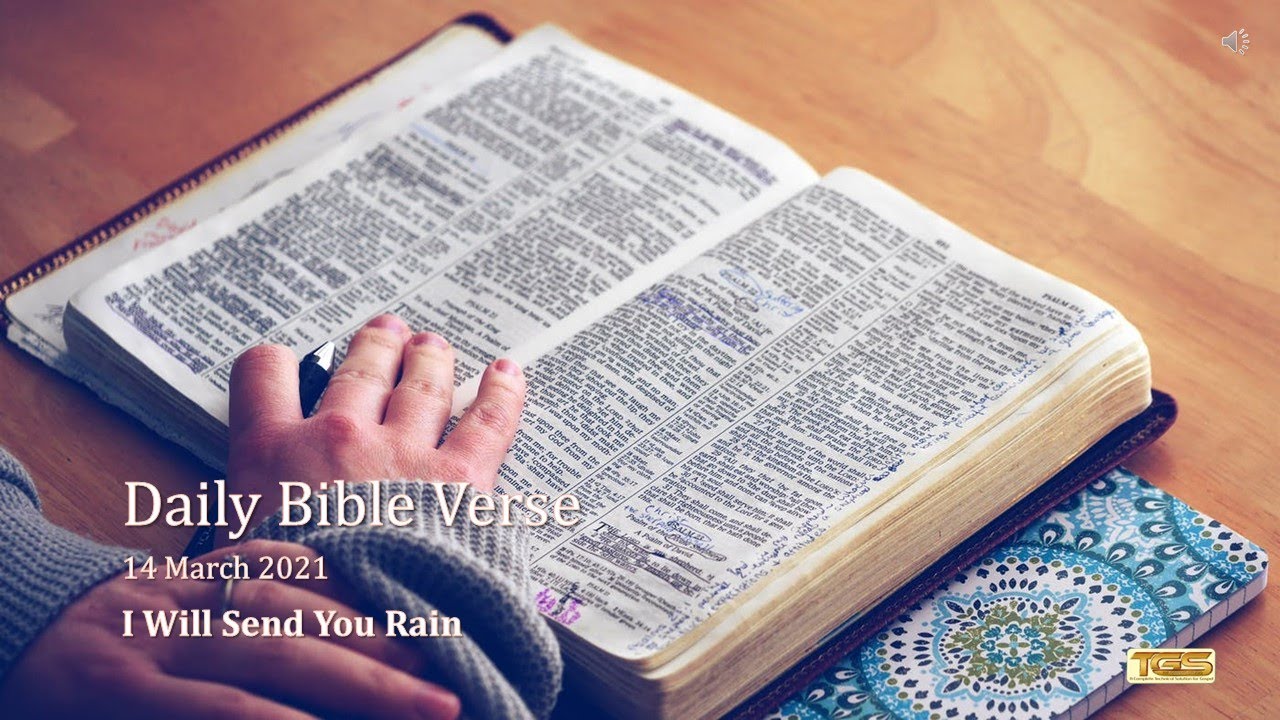 I Will Send You Rain – மழையை நான் பெய்யச் செய்வேன் | Daily Bible Verse ...
