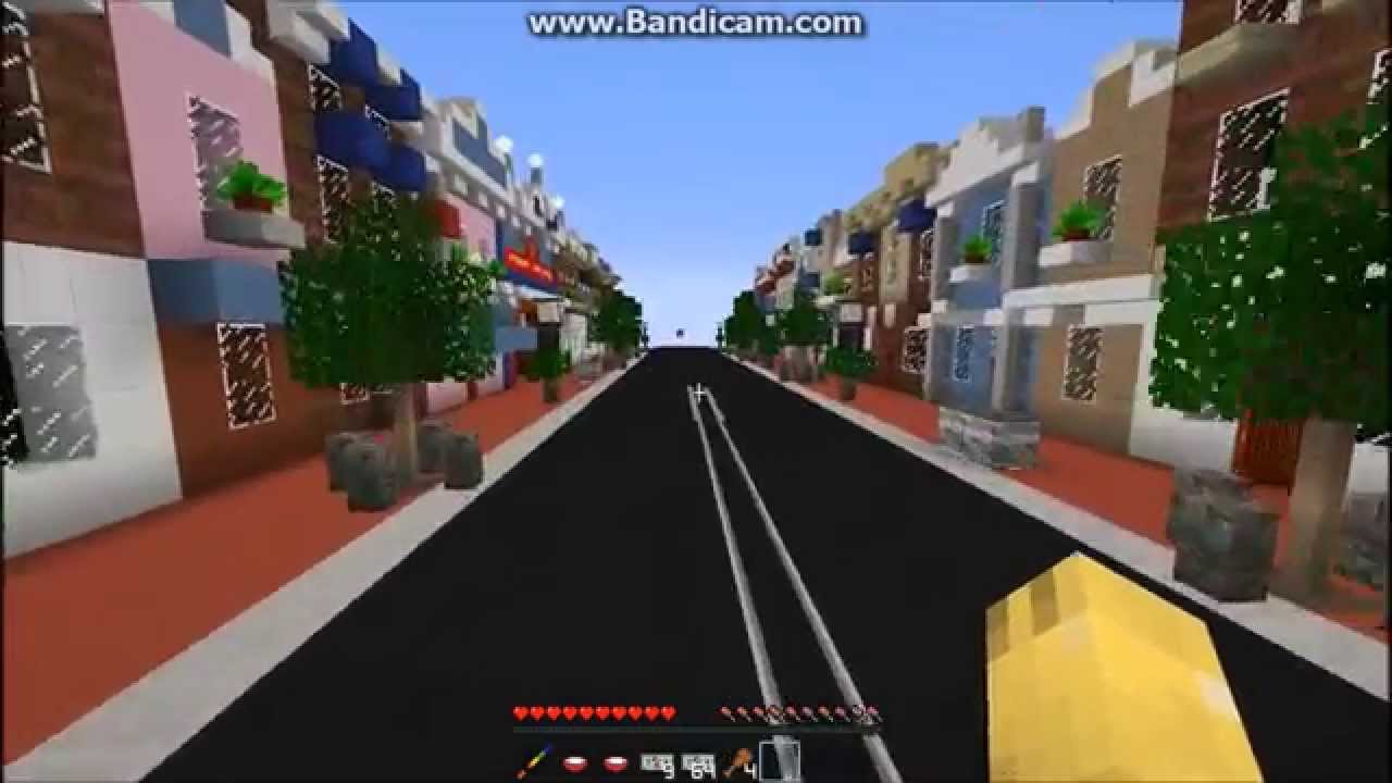 Disneyland, CA on Minecraft! Ep. 1: Main Street/Space Mountain - YouTube