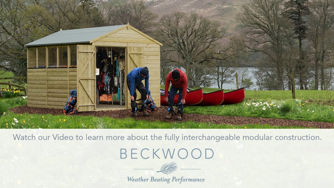 Forest Garden Beckwood Sheds - Fully Interchangeable Modular Sheds ...