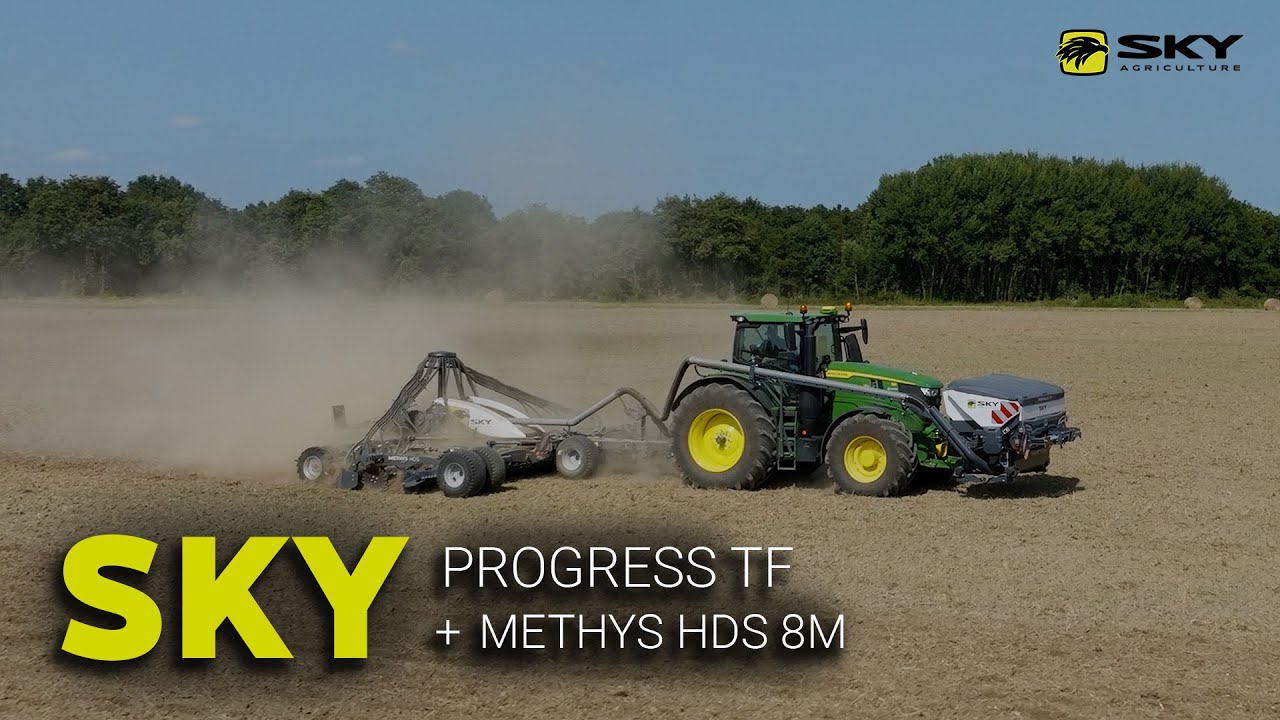 🦅 SKY Agriculture - Trémie frontale Progress TF + Methys HDS 8M - YouTube