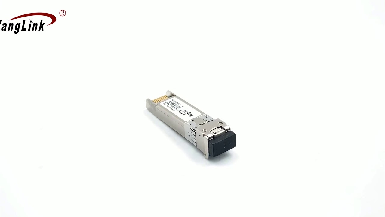 10 Gigabit multimode dual fiber SFP module 300M-LC-850nm - YouTube