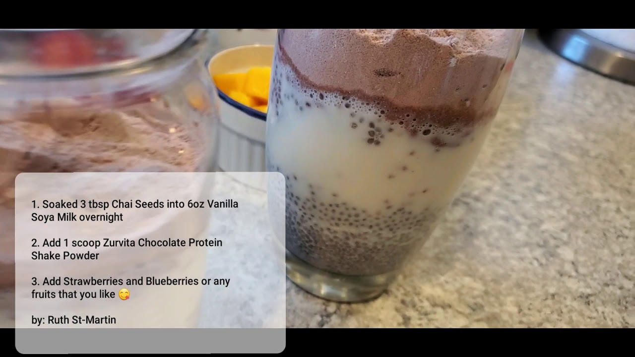 How to Make A Healthy Chocolate Chai Seeds Deluxe - YouTube
