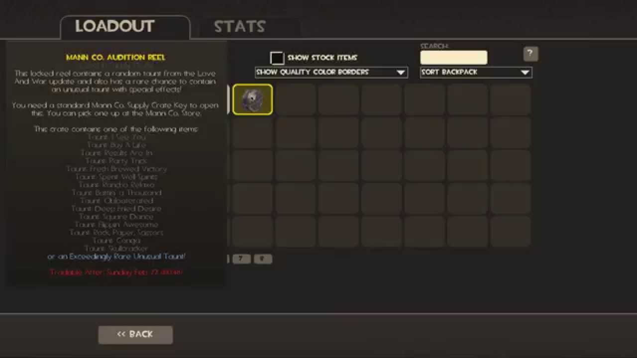 TF2 manco audition reel unboxing - YouTube