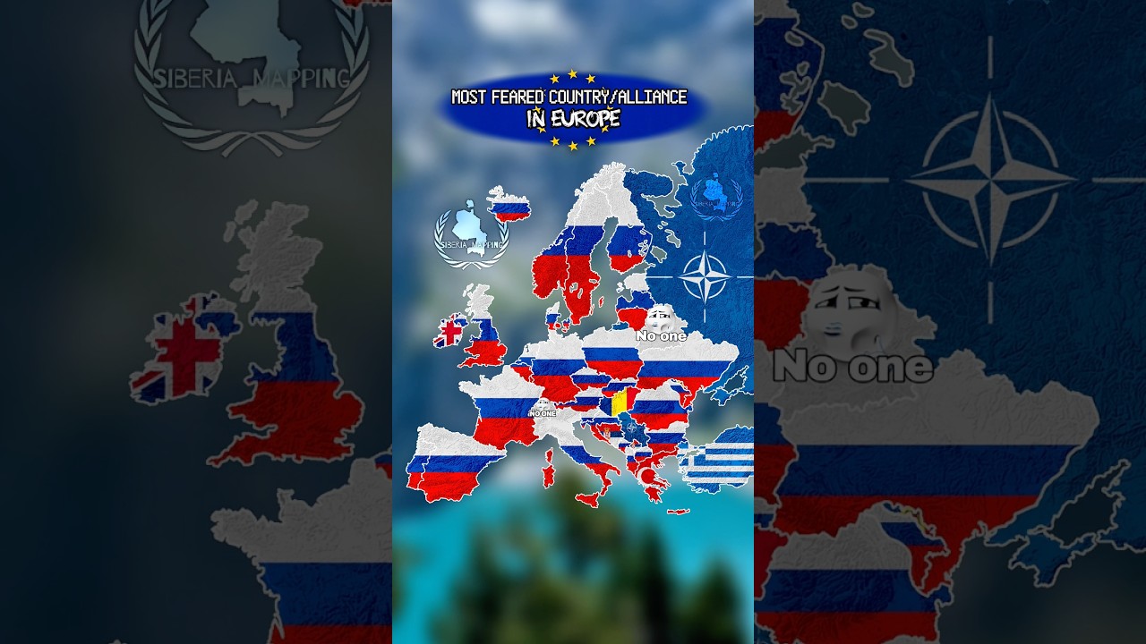 most feared country in europe 2025 #europe #map #history #geography # ...