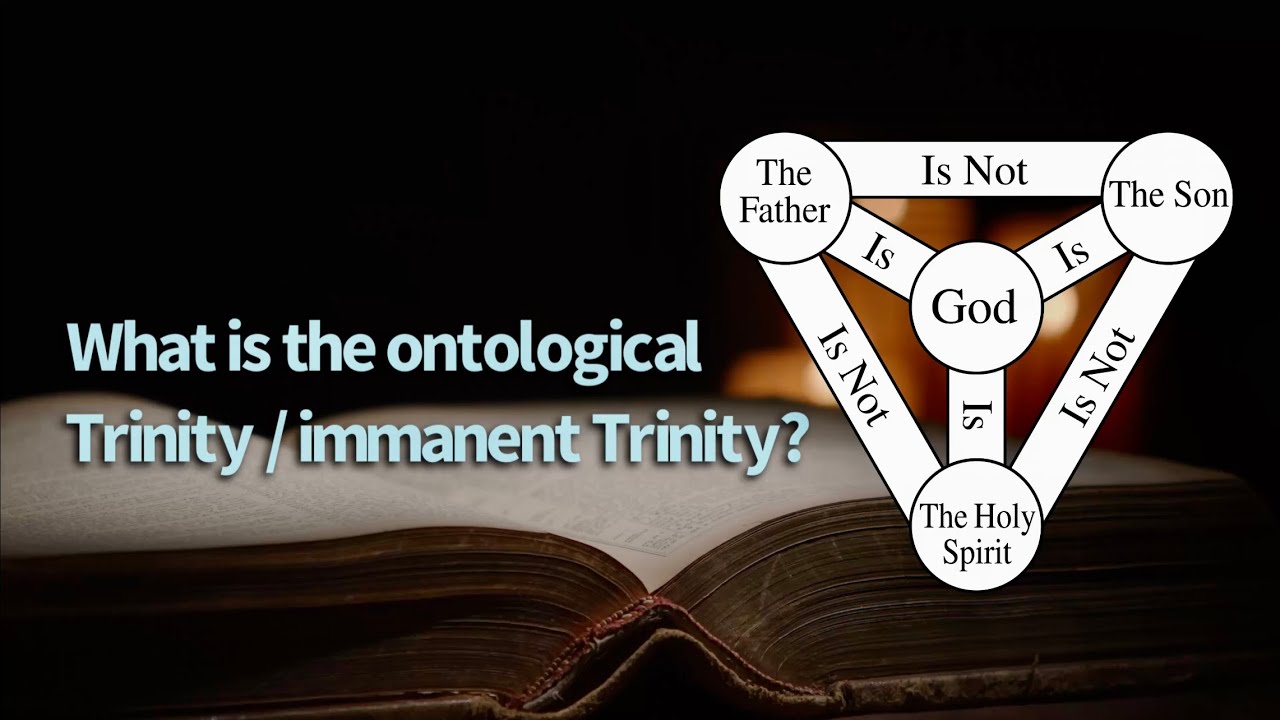 What is the ontological Trinity / immanent Trinity? || The Nature of ...