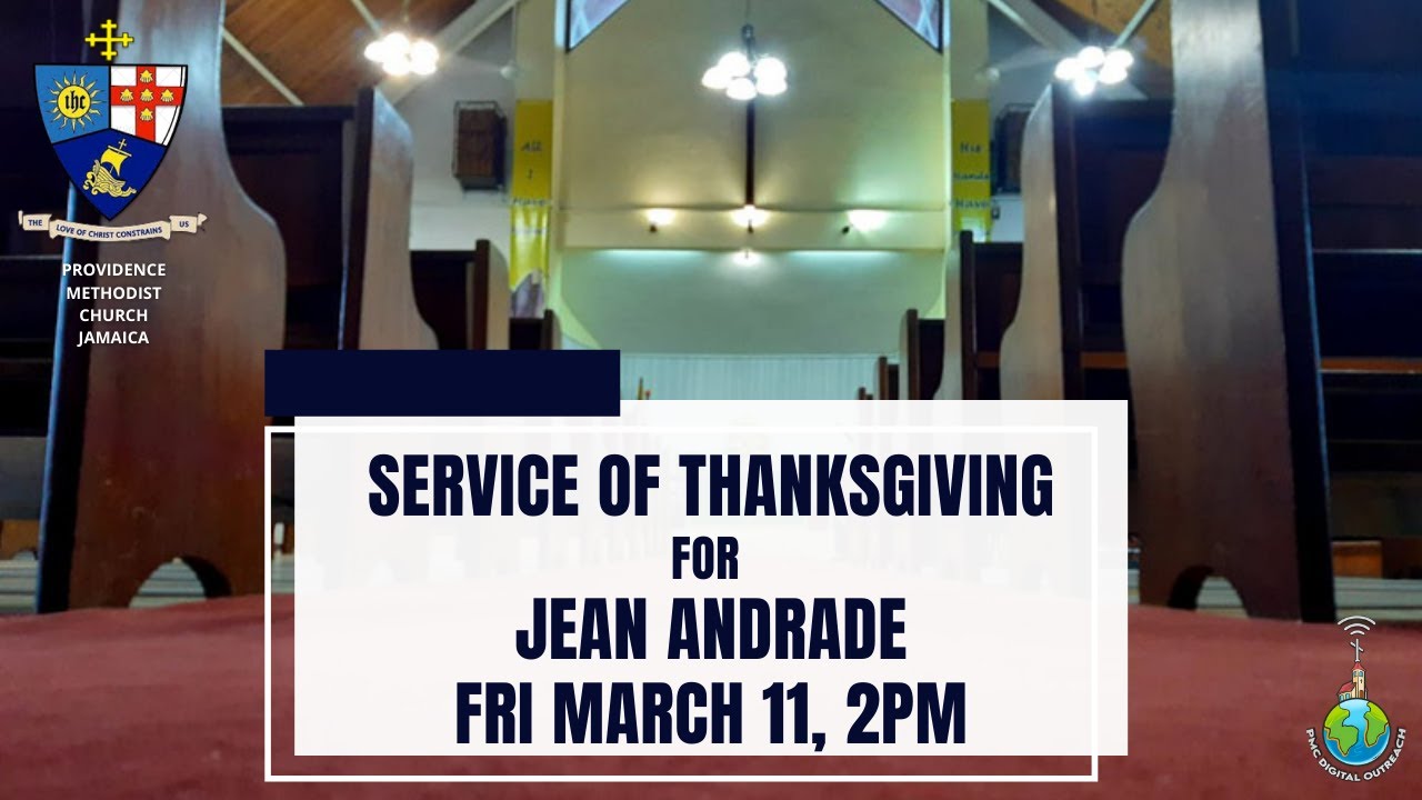 SERVICE CELEBRATING the LIFE of JEAN ANDRADE - YouTube