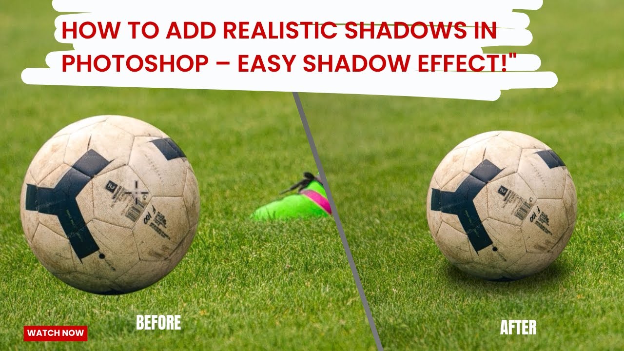 How to Add Realistic Shadows in Photoshop – Easy Shadow Effect! - YouTube