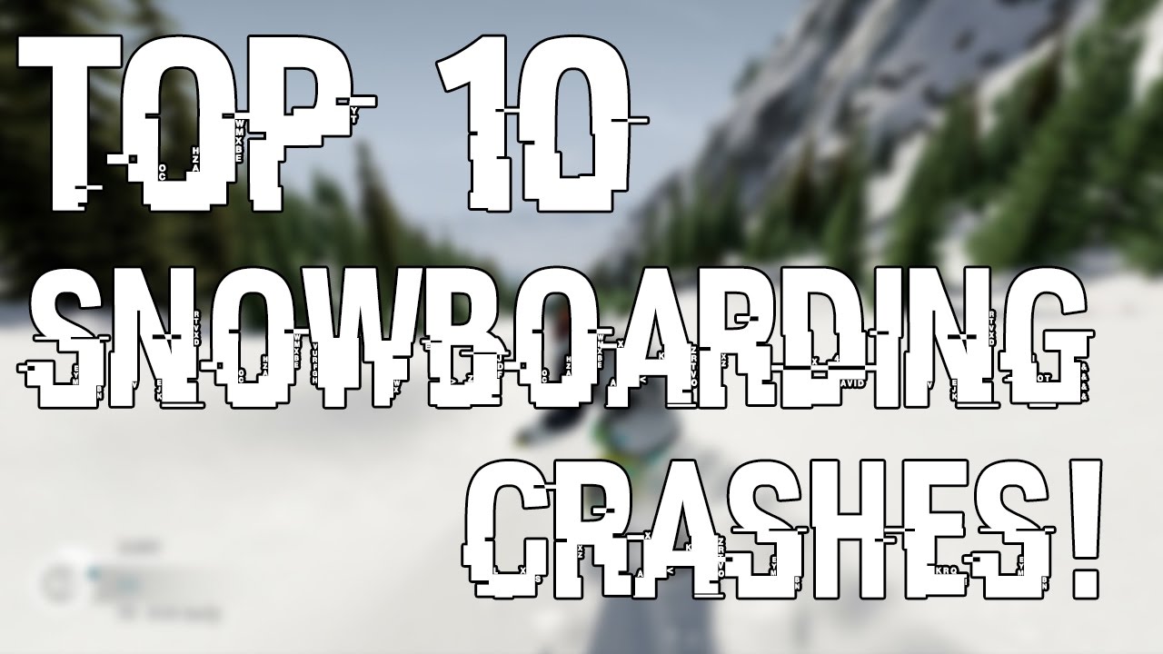 TOP 10 SNOWBOARDING CRASHES CAUGHT ON GO PRO (STEEP) - YouTube