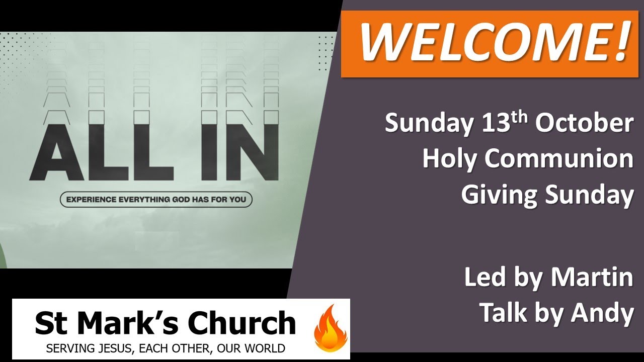 Sunday@10 - Sunday 13 October 2024 - 'Giving Sunday' - YouTube