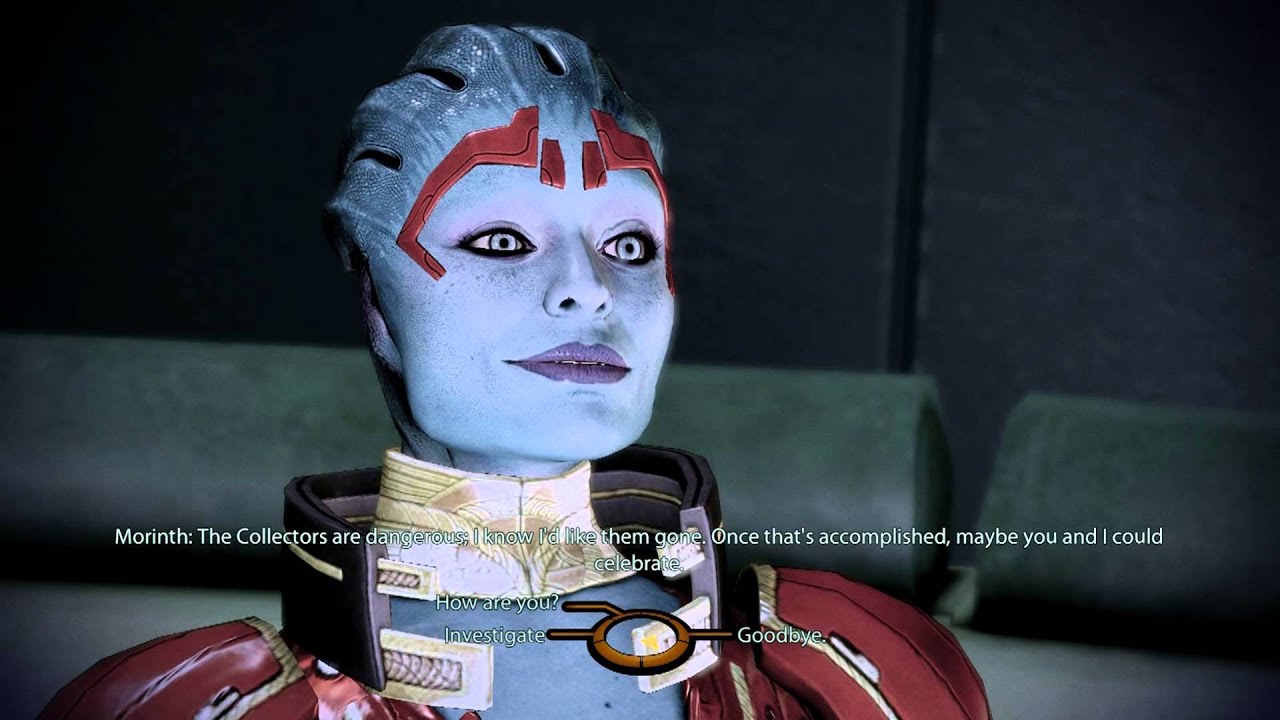 Mass Effect 2: Morinth talks about Samara and the mission - YouTube