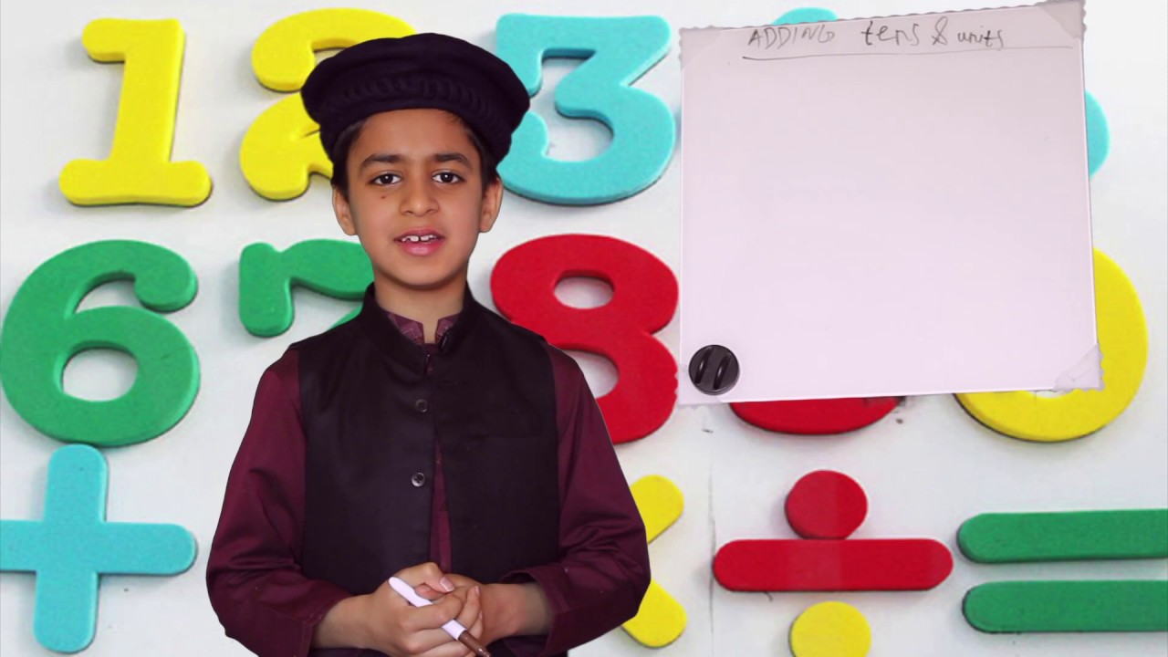 Addition, Sum of tens and Units, Kids Math Class 2 - YouTube