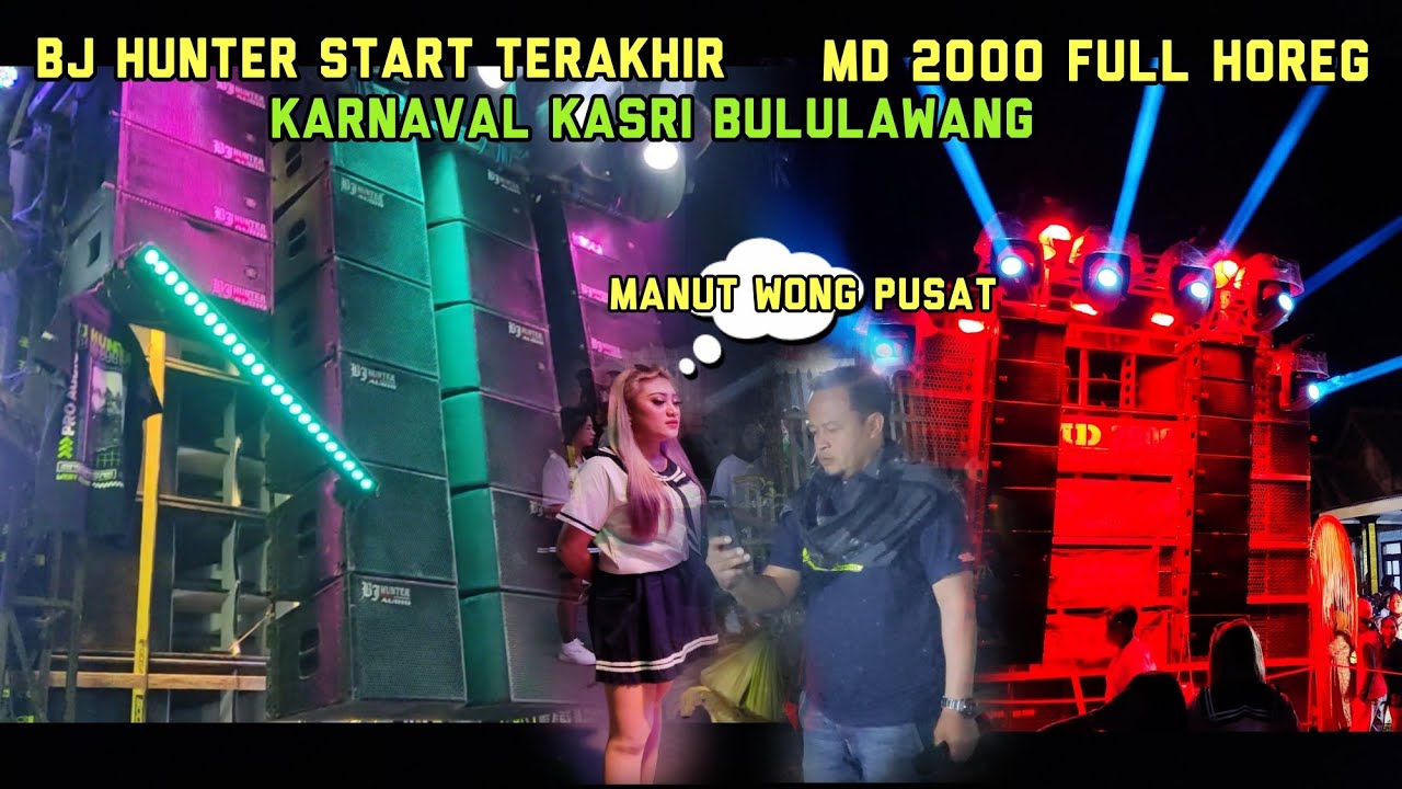 BJ HUNTER peserta terakhir karnaval Kasri, MD 2000 ngerii bikin ketar ketir penonton - YouTube
