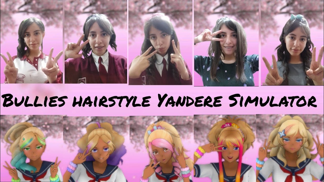 PEINANDOME como las BULLIES de YANDERE SIMULATOR💋💅🏻 - YouTube