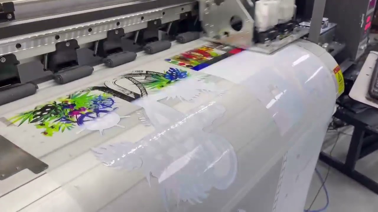 650 DTF Printer Powder Shaker and Dryer with 4 Epson i3200A1 Printheads ...