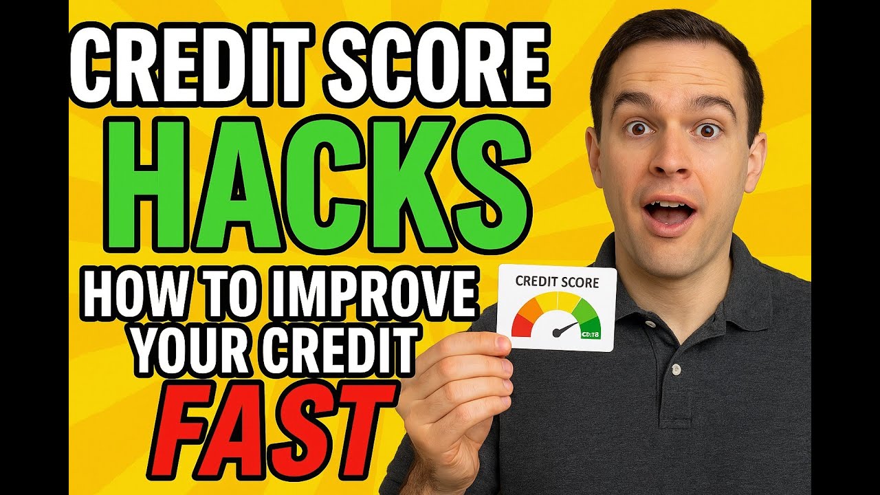 Credit Score Hacks: How to Improve Your Credit FAST! - YouTube