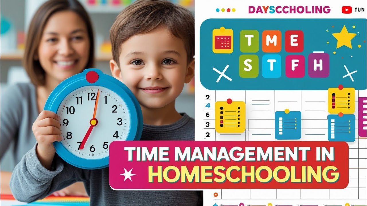 How to Teach Time Management in Homeschooling | Productive Kids Routine ...