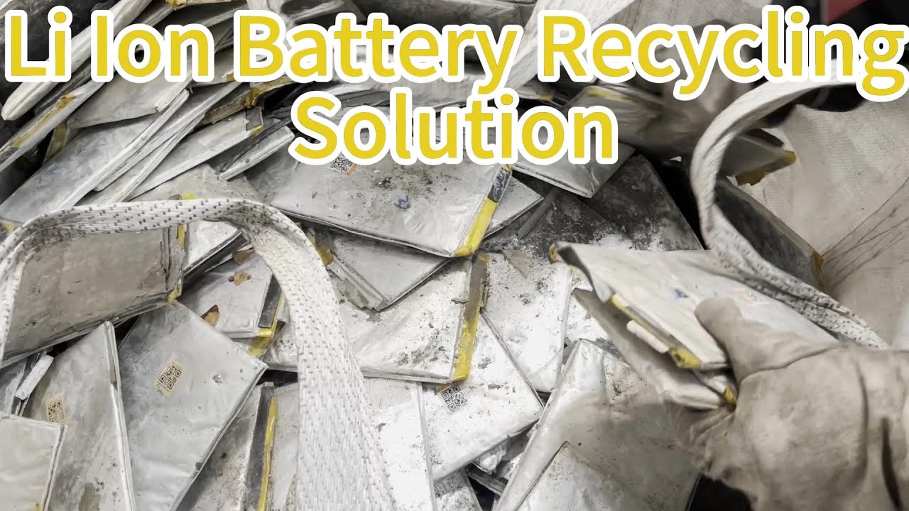 How To Recycling Scrap Lithium Batteries? - YouTube