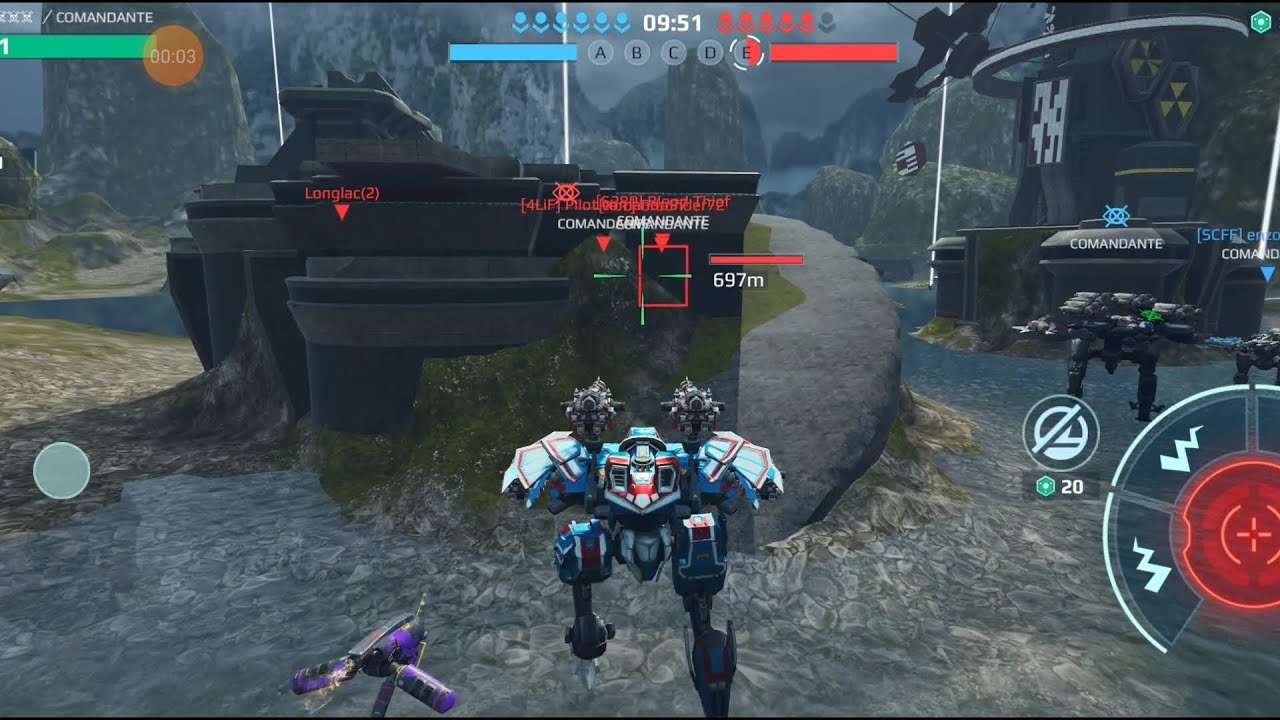 partida top WAR robots Brasil - YouTube