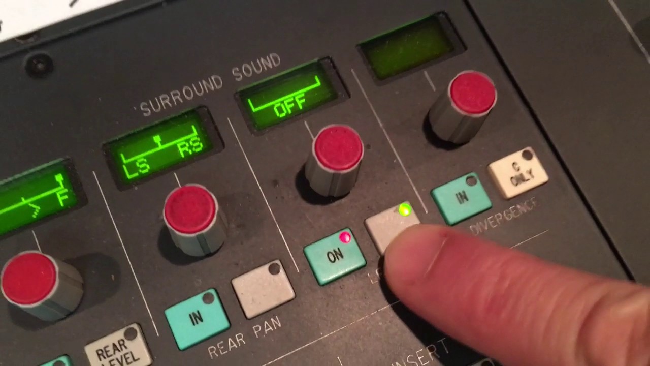 Tone assignment to LFE for Calrec Alpha 5.1 - YouTube