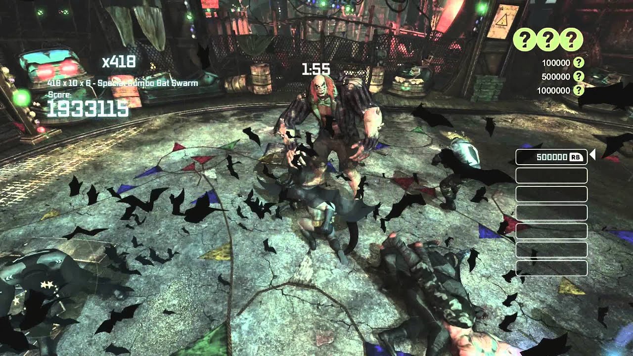 Batman Arkham City - Jokers Funhouse Quality Test - YouTube