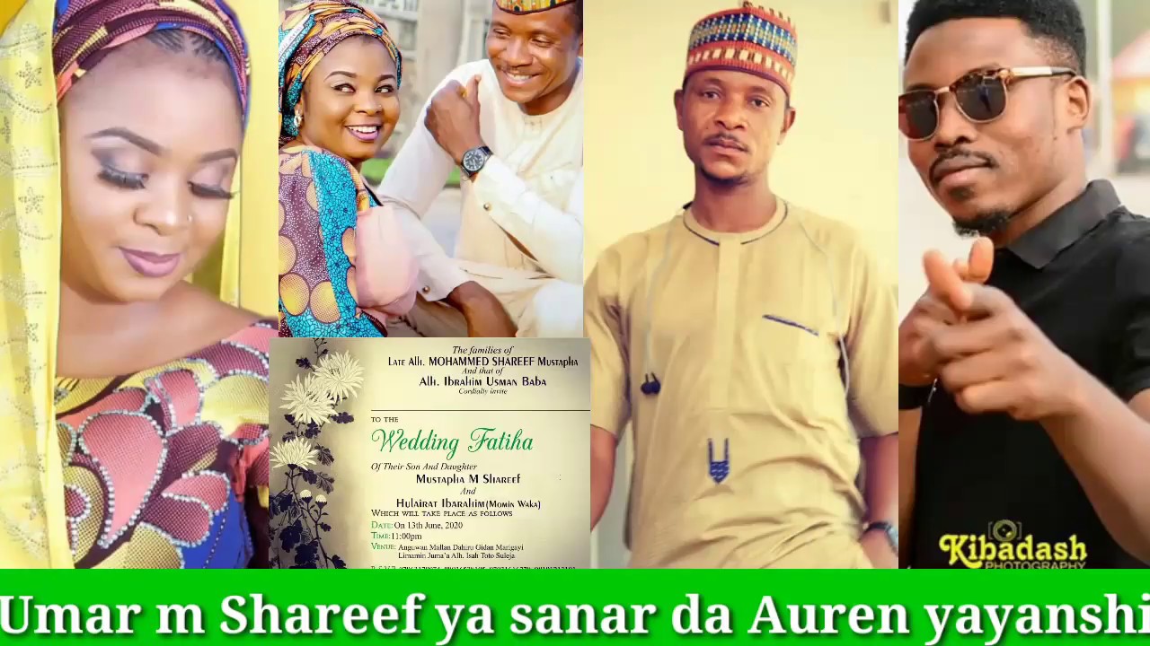 Umar m Shareef ya sanar da Auren yayan sa Darakta mustapha m Shareef - YouTube