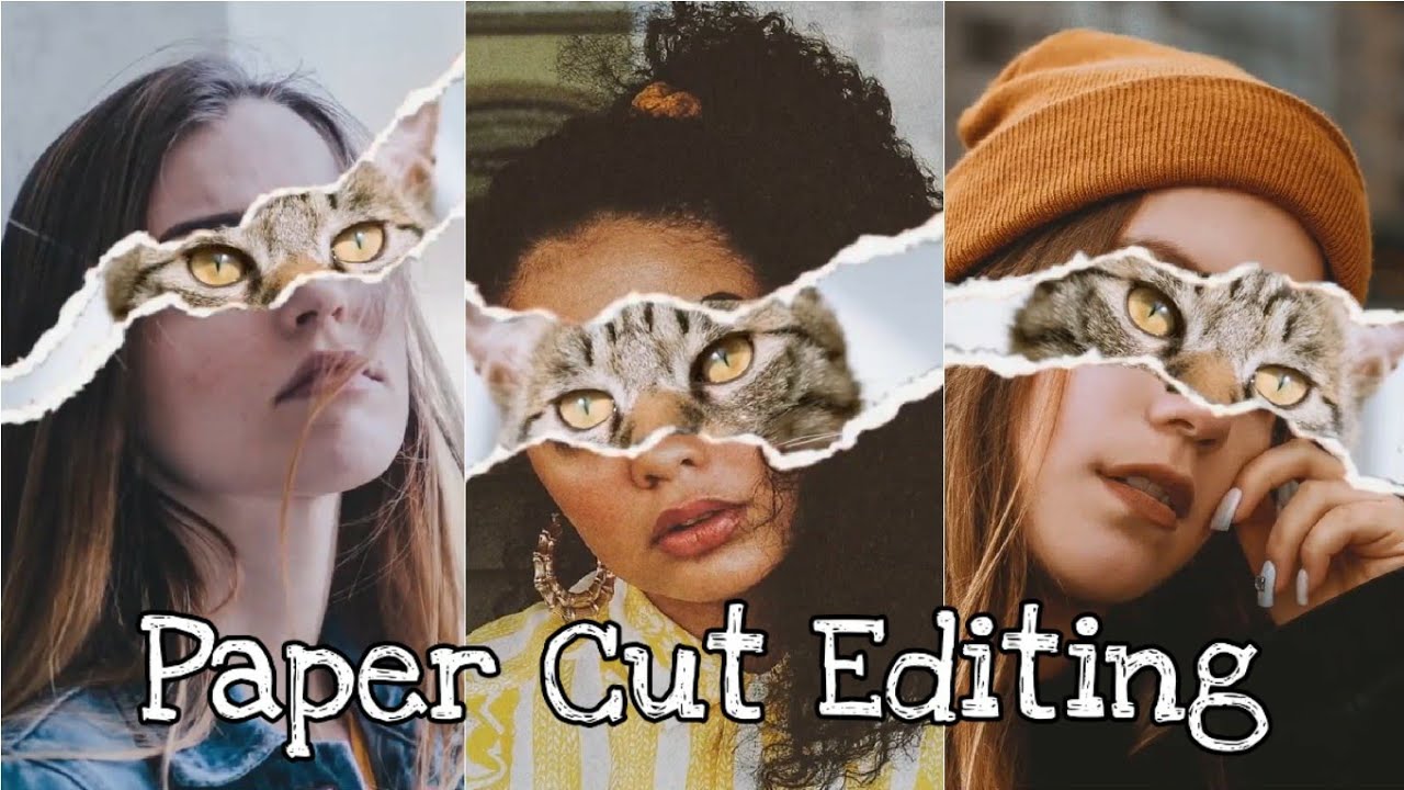 Paper Cut Editing || Picsart Tutorial - YouTube