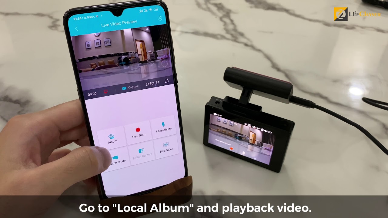How to Connect Lifechaser LC31 4K Camera via WiFi (Android Version ...