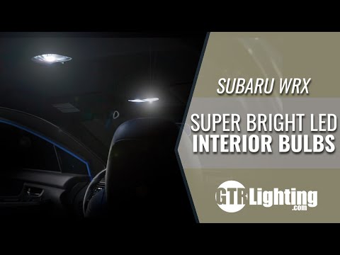 Update Your Interior Looks In The 2015 - 2017 WRX & STI With GTR Lighting Canbus LED Bulbs