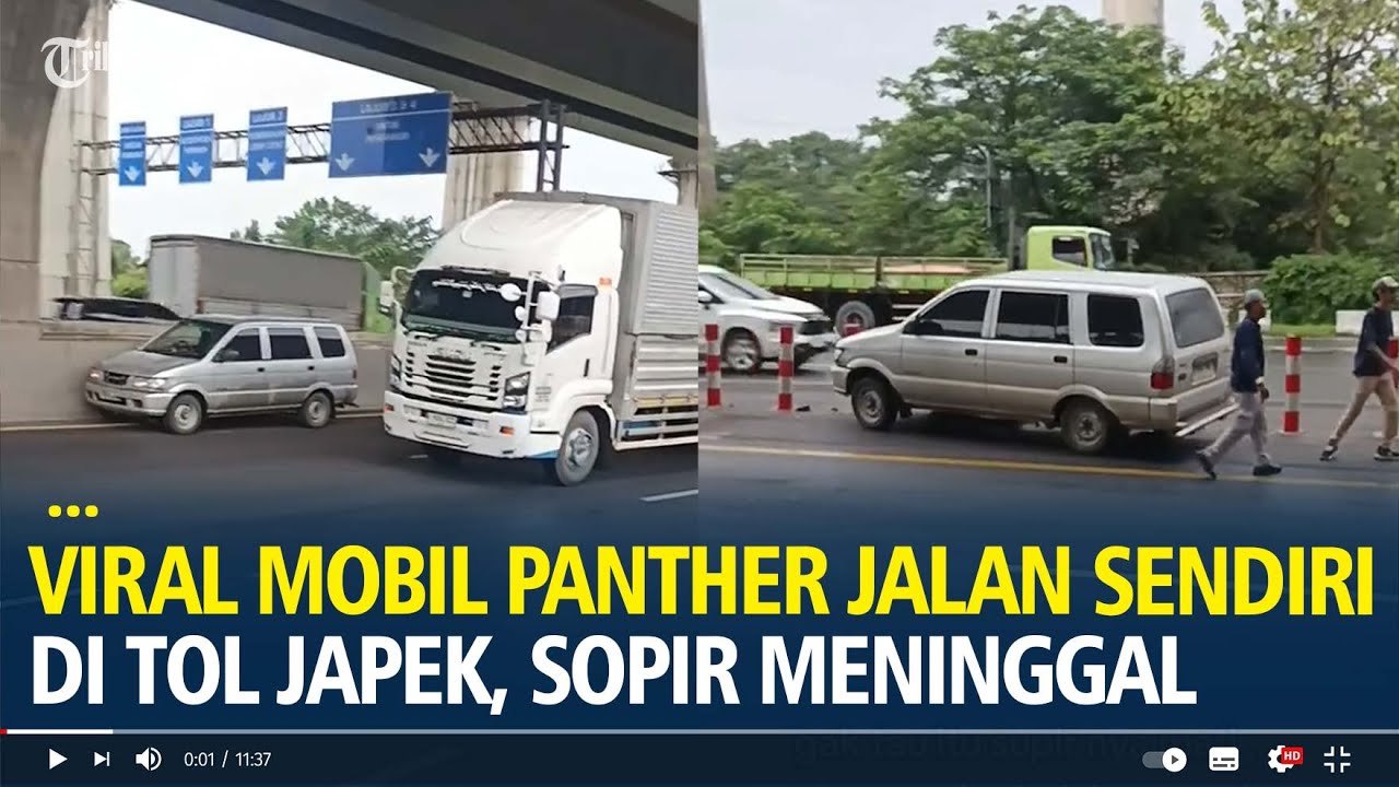 Kronologi Mobil Panther Jalan Sendiri di Tol Japek, Sopir Sakit hingga ...