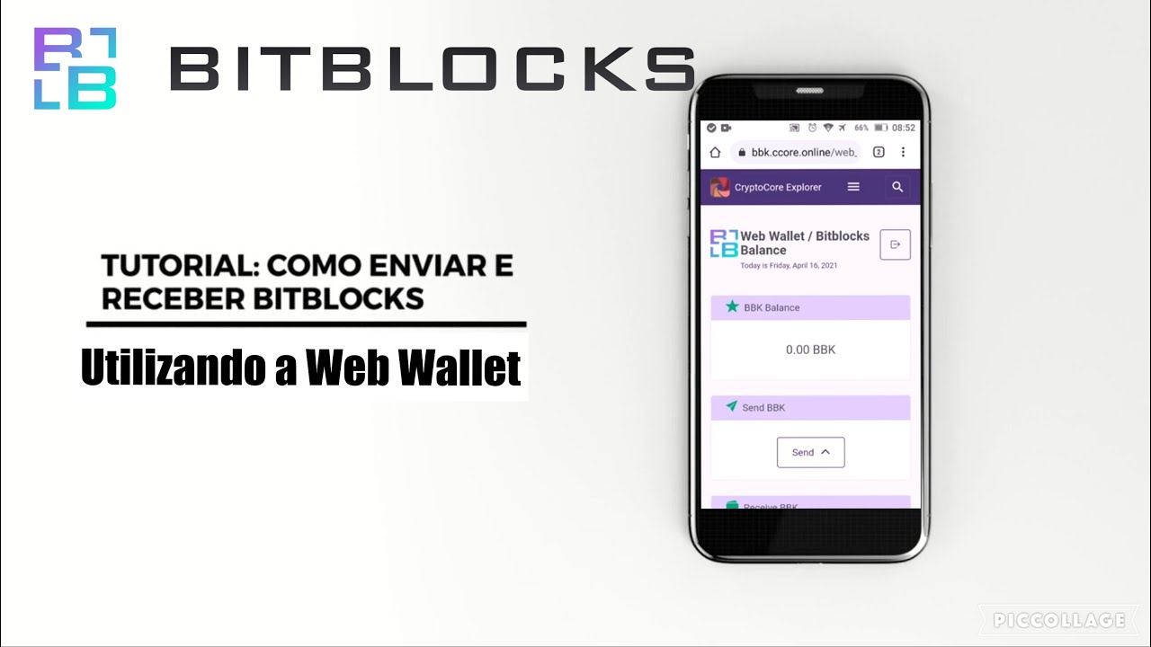 🚨🚨TUTORIAL BITBLOCKS🚨🚨: - Usando a carteira web no Smartphone - YouTube
