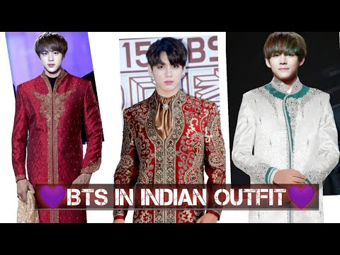 what if BTS wear INDIAN Outfit?😱 | #BTS #BTSARMY | - YouTube