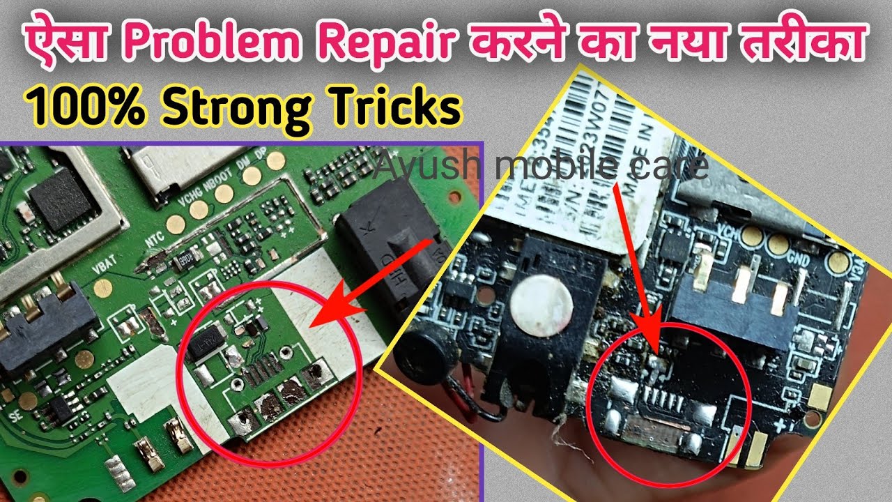 How to fix Broken Charging pin print | China Mobile Charging Jumper ...