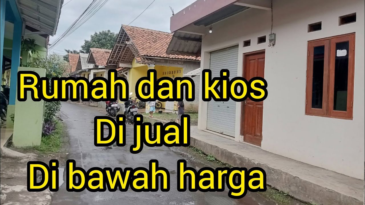kios dan rumah di jual murah - YouTube