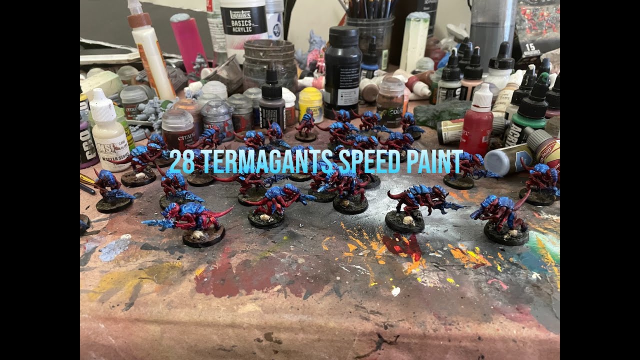 28 termagants Speed Paint - YouTube
