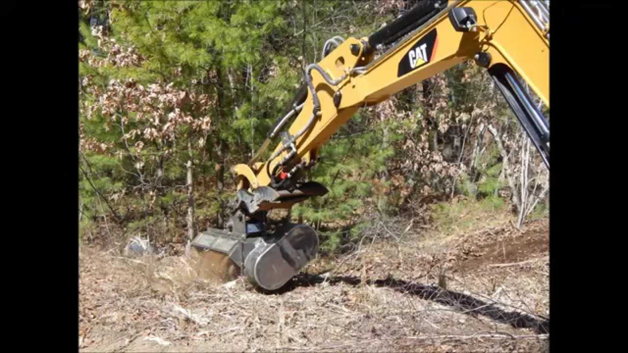 Brown Raptor Prototype on a CAT 305.5 - 13 GPM Motor - YouTube