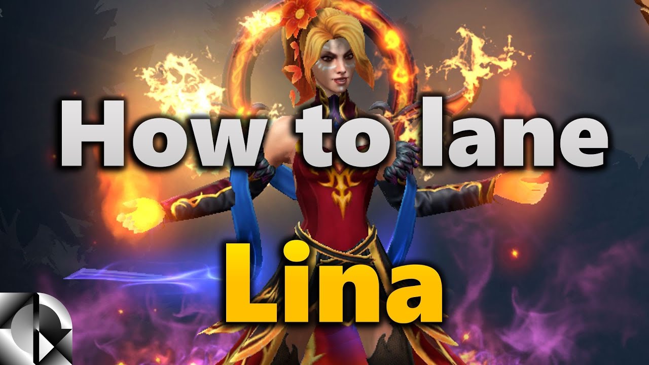 How to play Lina Support in the lane | Dota 2 7.29c - YouTube