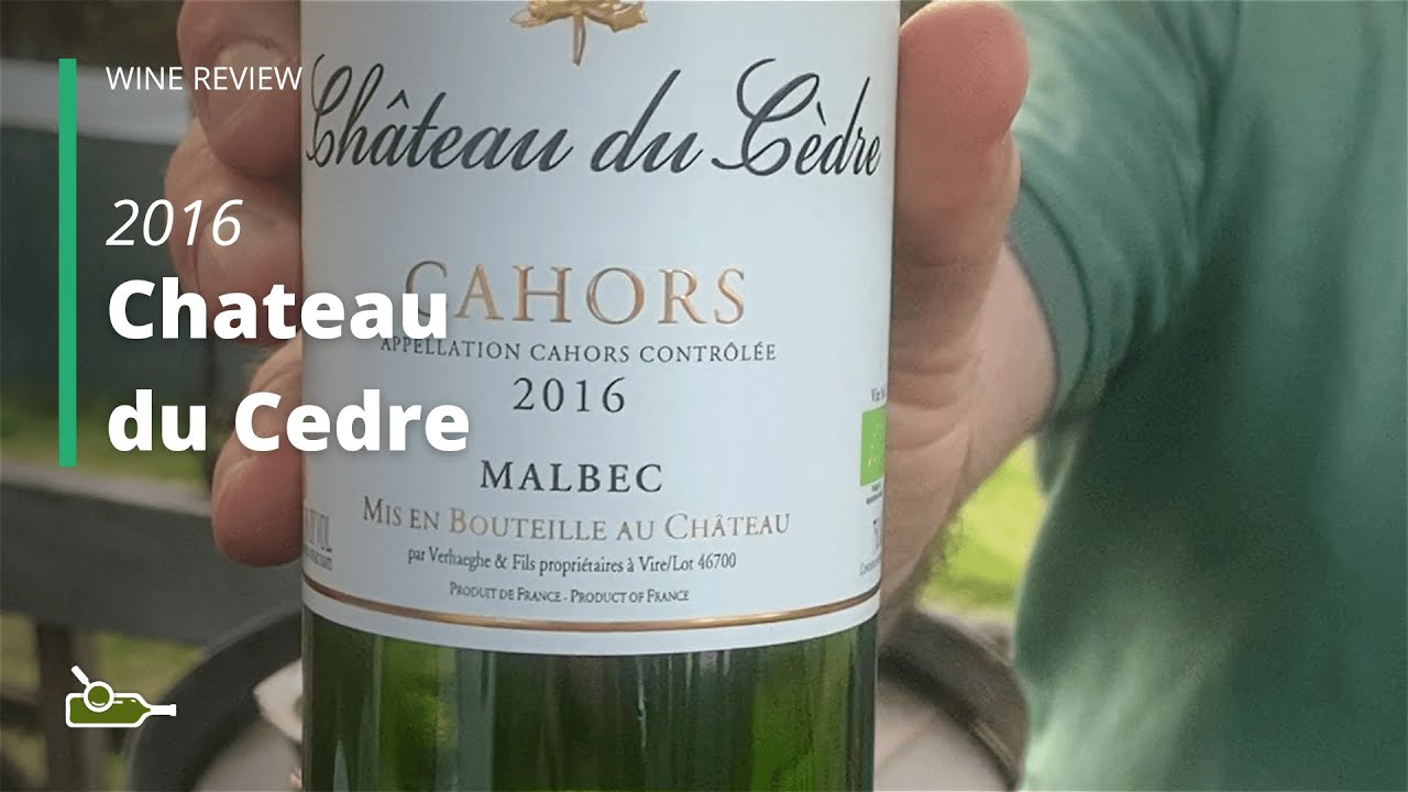 Wine Review: Chateau du Cedre Cahors 2016 - YouTube