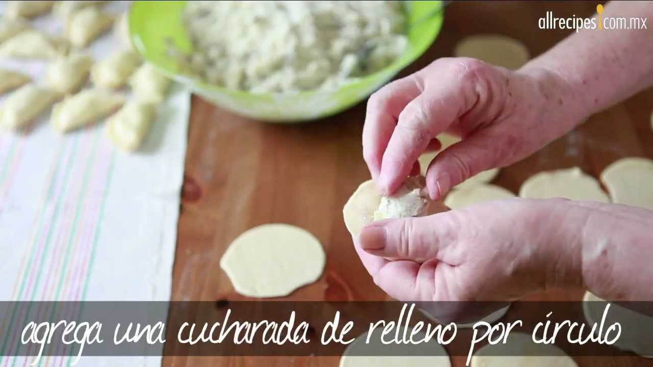 Pasta polaca rellena (pierogi) - YouTube