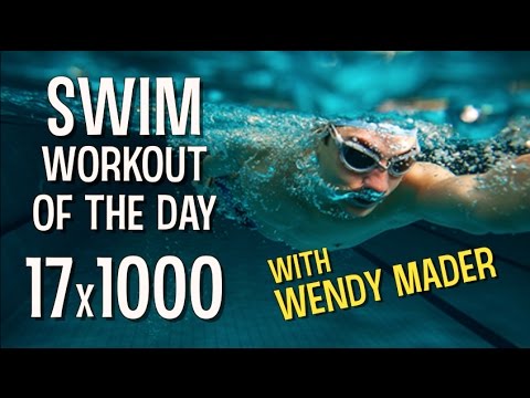 Swim WOD: 17 x 1000 with Wendy Mader - YouTube